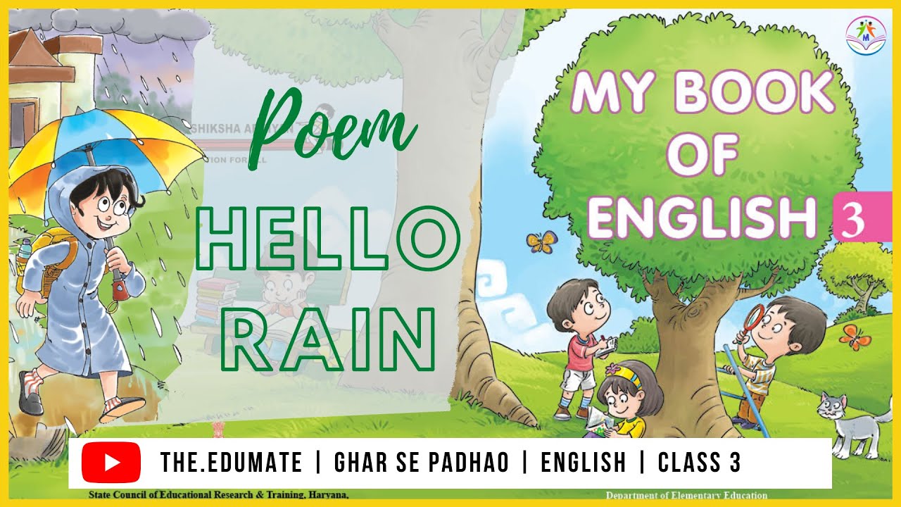 Class 3 English | Lesson 1 | Hello Rain | Poem | eduMate - YouTube