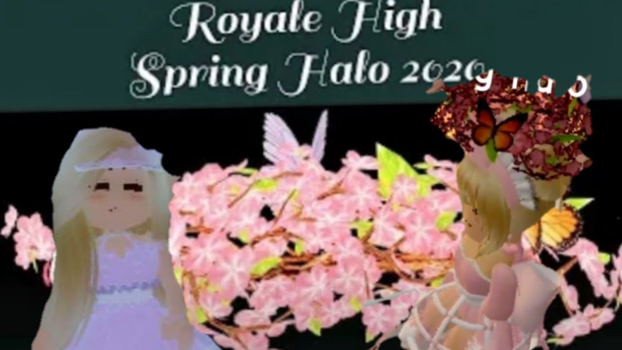 How to get the spring Halo in Royale high| Cassie and Hayley - YouTube