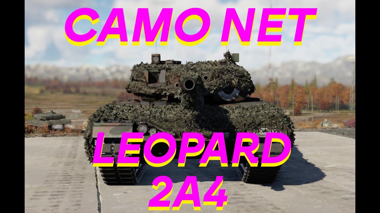 Premium Camo Net Leopard 2A4 Pzbtl123 Experience… - War Thunder - YouTube