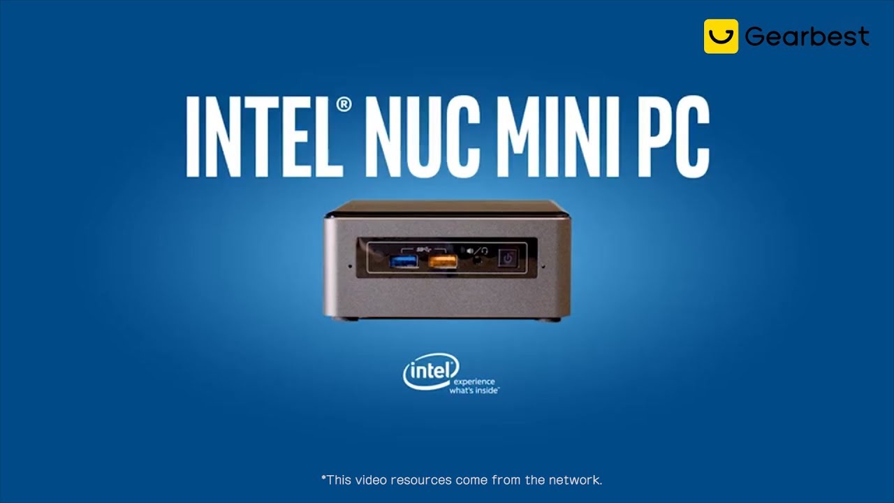 Intel NUC NUC8BEH i3 8109U Mini PC - Gearbest.com - YouTube