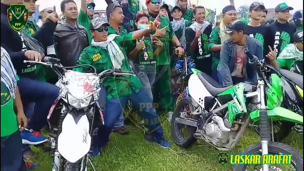 Kampanye Laskar Arafat Simpatisan Partai PPP Bantul - YouTube
