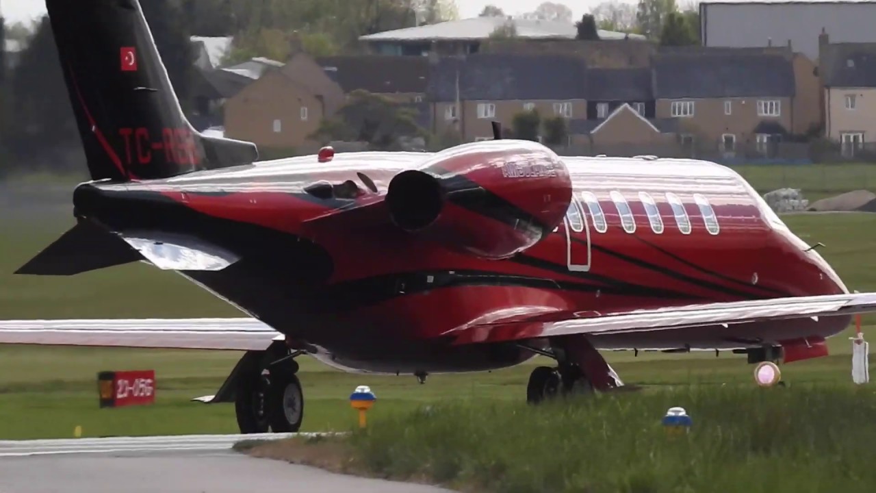 Red and Black: Redstar Aviation Bombardier Learjet 45XR TC-RSB - YouTube