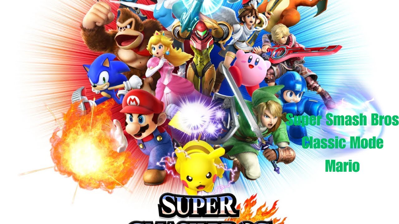 Super Smash Bros Wii U-Classic Mode Mario - YouTube