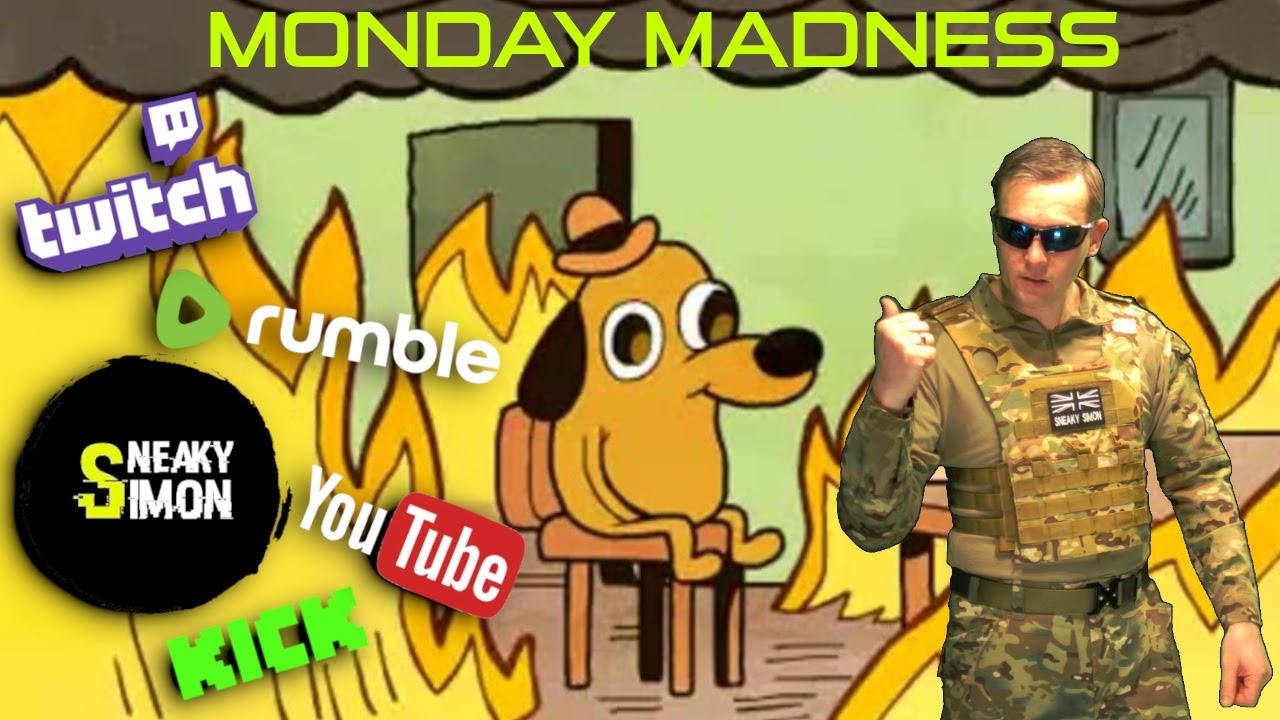 LIVE - Sneaky Simon (DAY45) - MONDAY MADNESS - YouTube