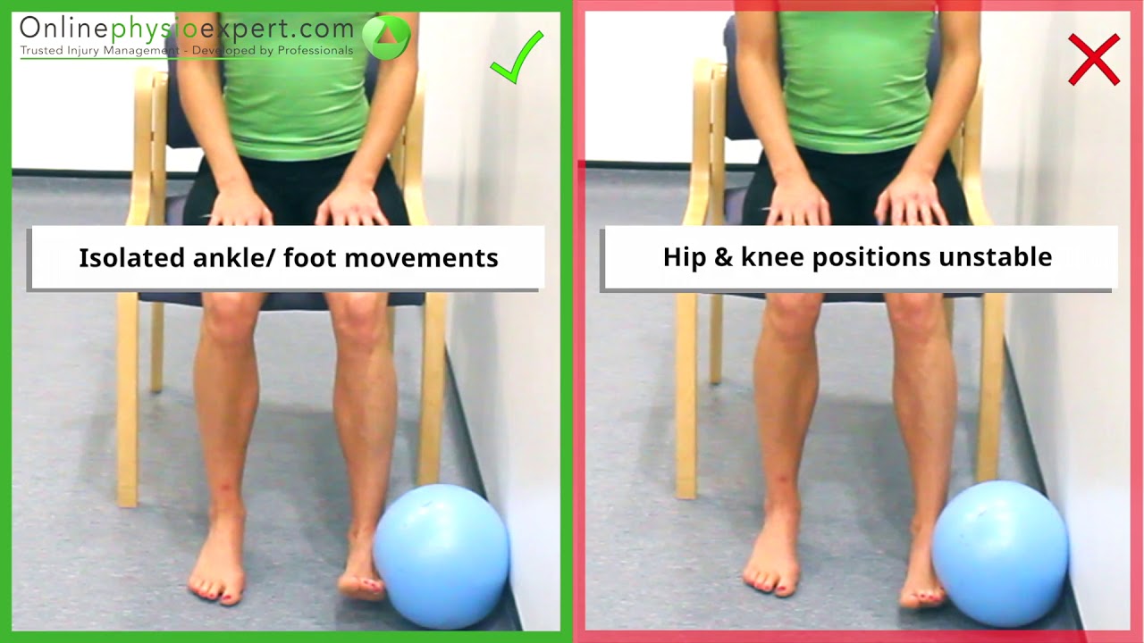 Static ankle eversion strength L - YouTube