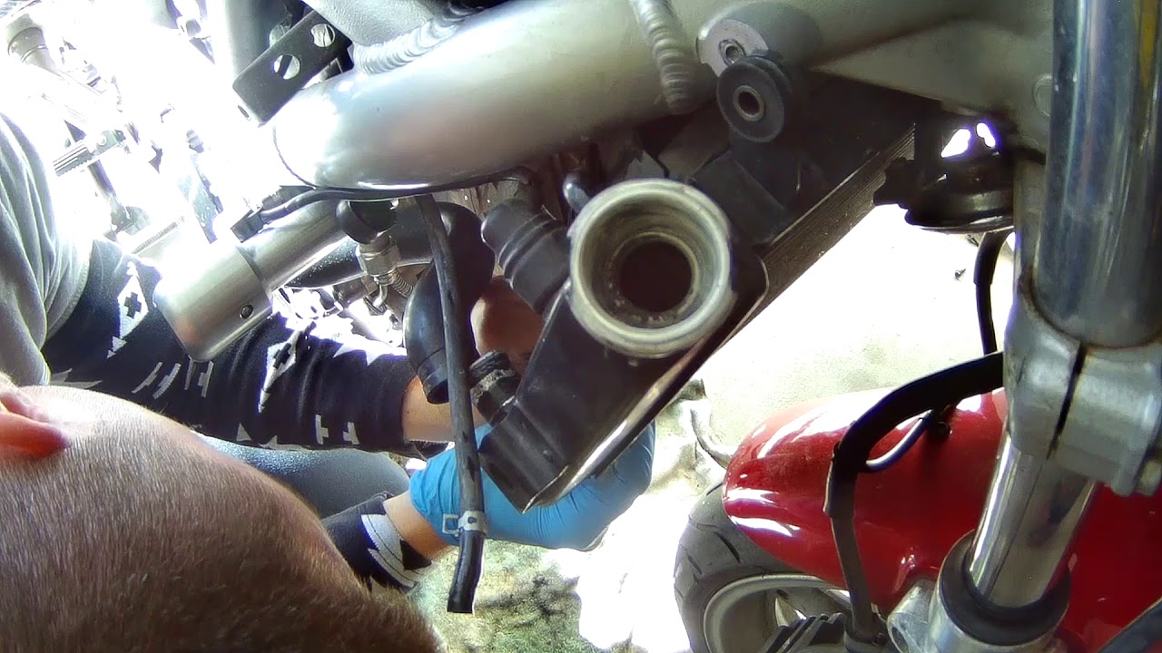 Radiator Install - 2001 sv650s - YouTube