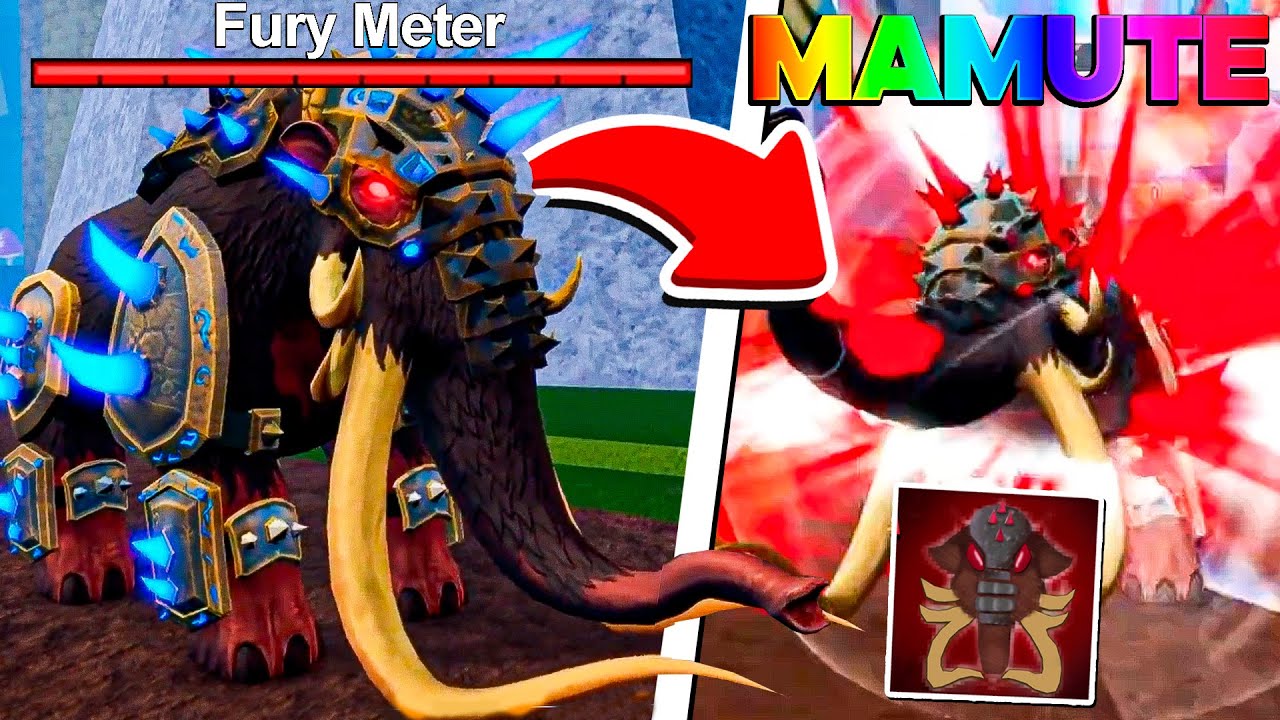 VAZOU! A NOVA ATUALIZAÇÃO DO BLOX FRUITS COM A FRUTA DO MAMUTE E SUAS ...