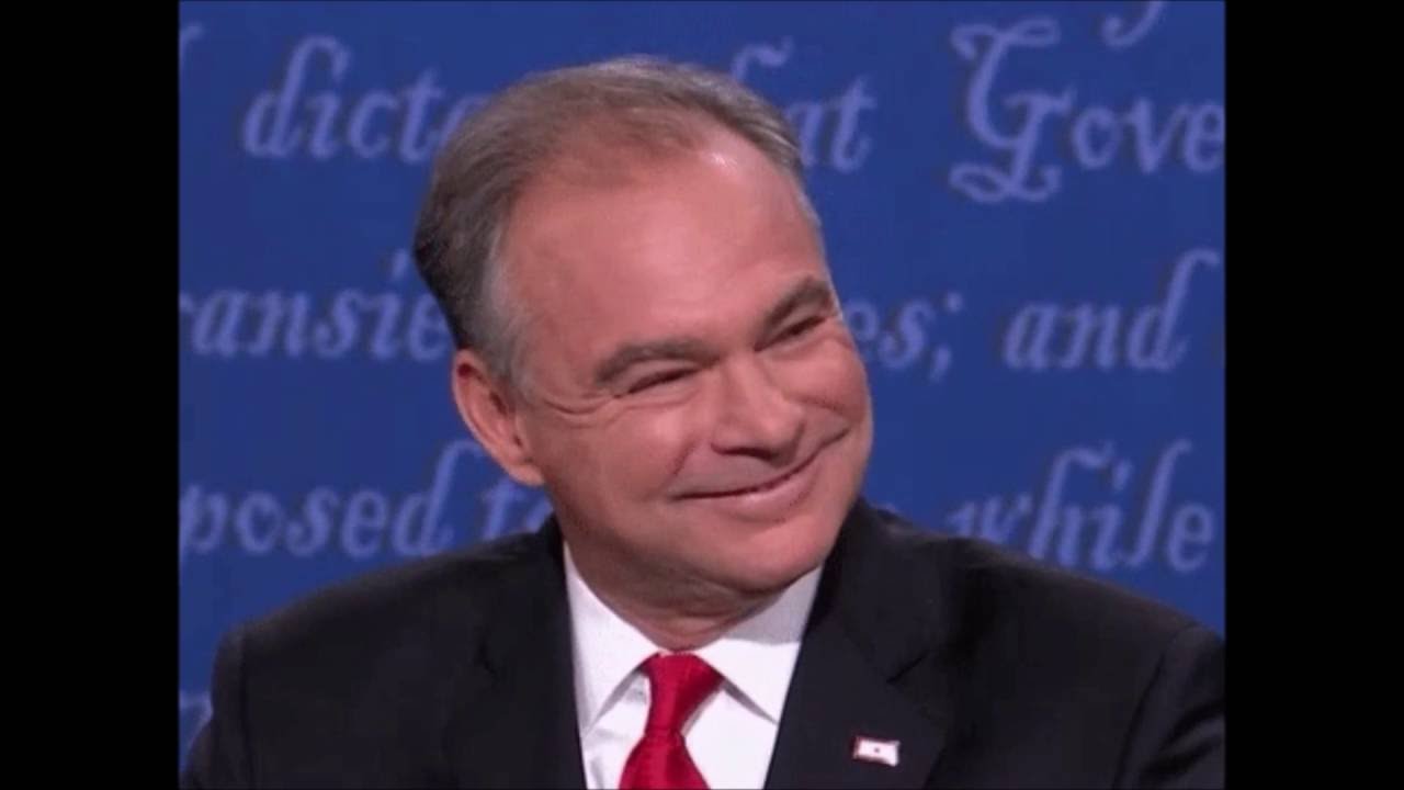 Tim Kaine's creepy wink (One Minute Loop) - YouTube