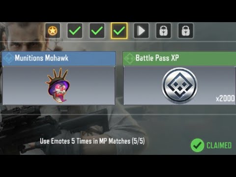 Call Of Duty Mobile Use Emotes 5 Times in MP Matches Task Complete ...