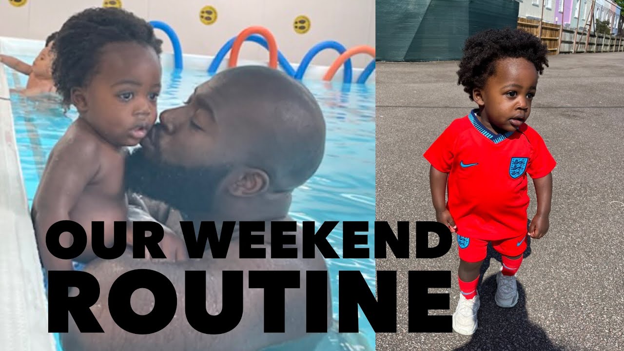 Teaching our 1 year old how to swim | Vlog - YouTube