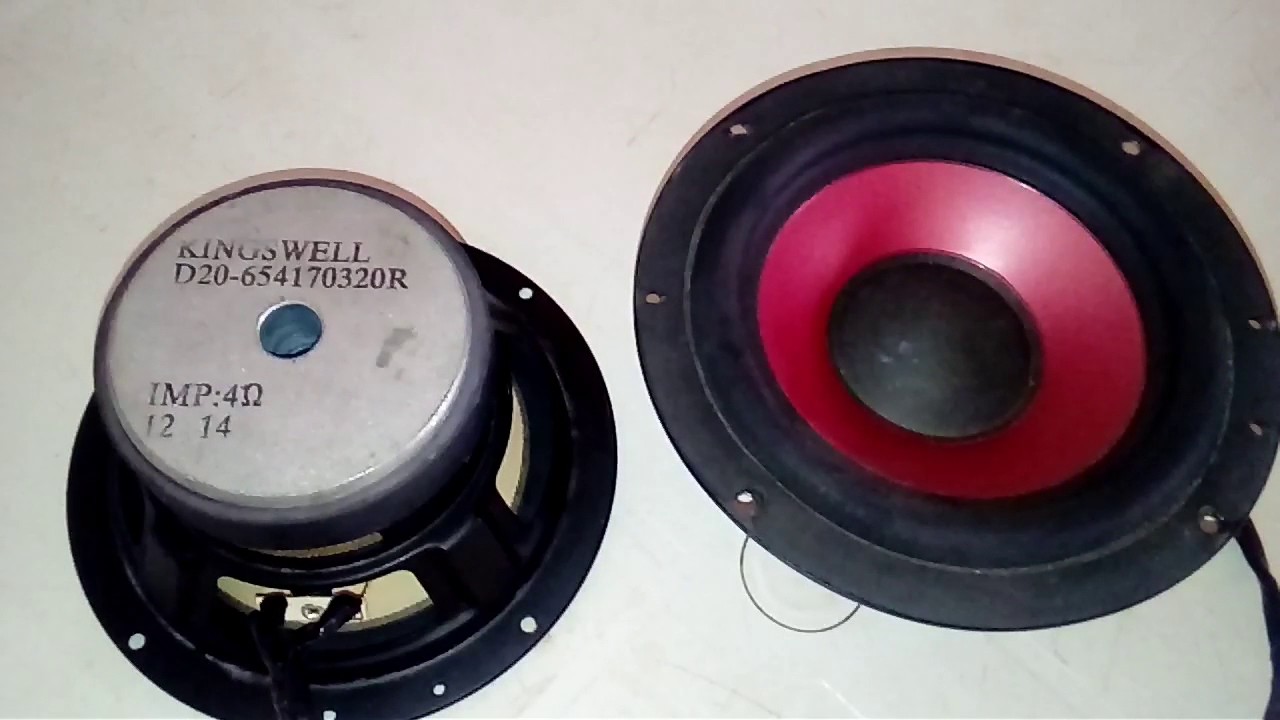 Sub woofer. 6 polegada 100 w rms - YouTube