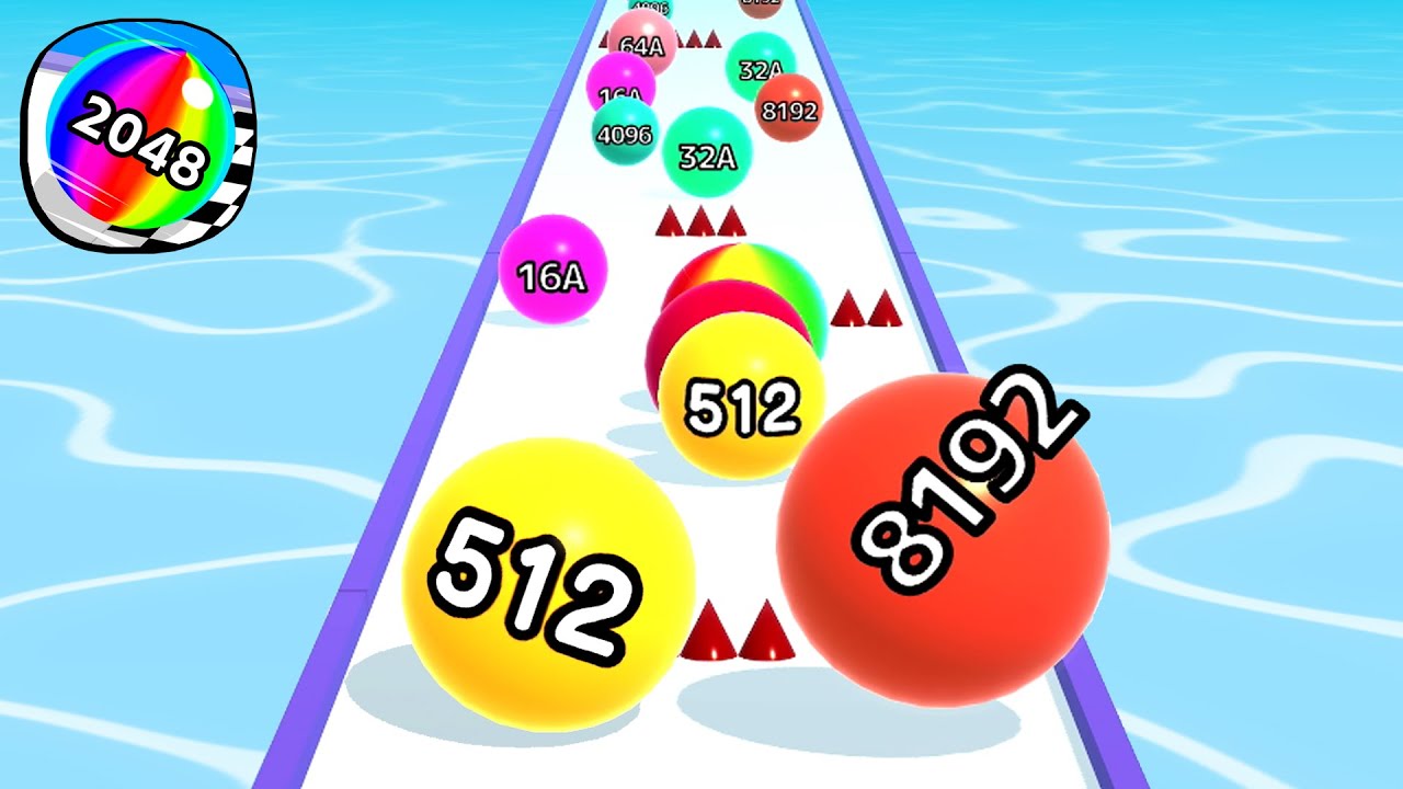 Ball Run 2048 - All Levels Gameplay Android, iOS ( Levels 2330 ) - YouTube