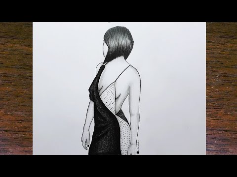 Manken Çizimi / Kız Nasıl Çizilir / Art Karakalem