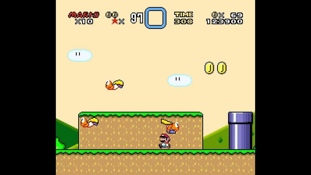 Super Game Boy 30th Anniversary SNES Super Mario World (Full game) using DATA_SND DATA_TRN, JUMP ...