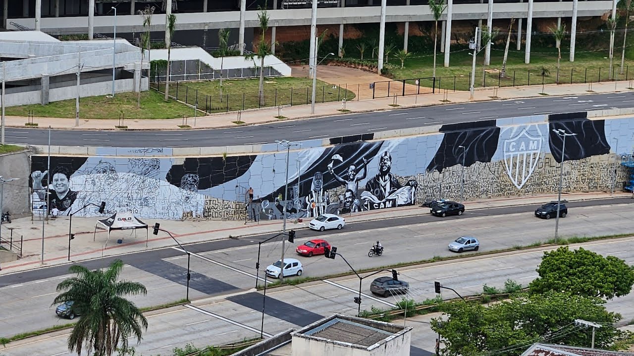 Nossa Arena MRV - GRAFITE ... ARTE DOS ATLETICANOS. - YouTube