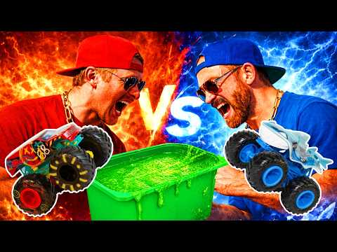 RED vs BLUE Hot Wheels MONSTER TRUCK Racing Green Pool Battle 2026 Team Race