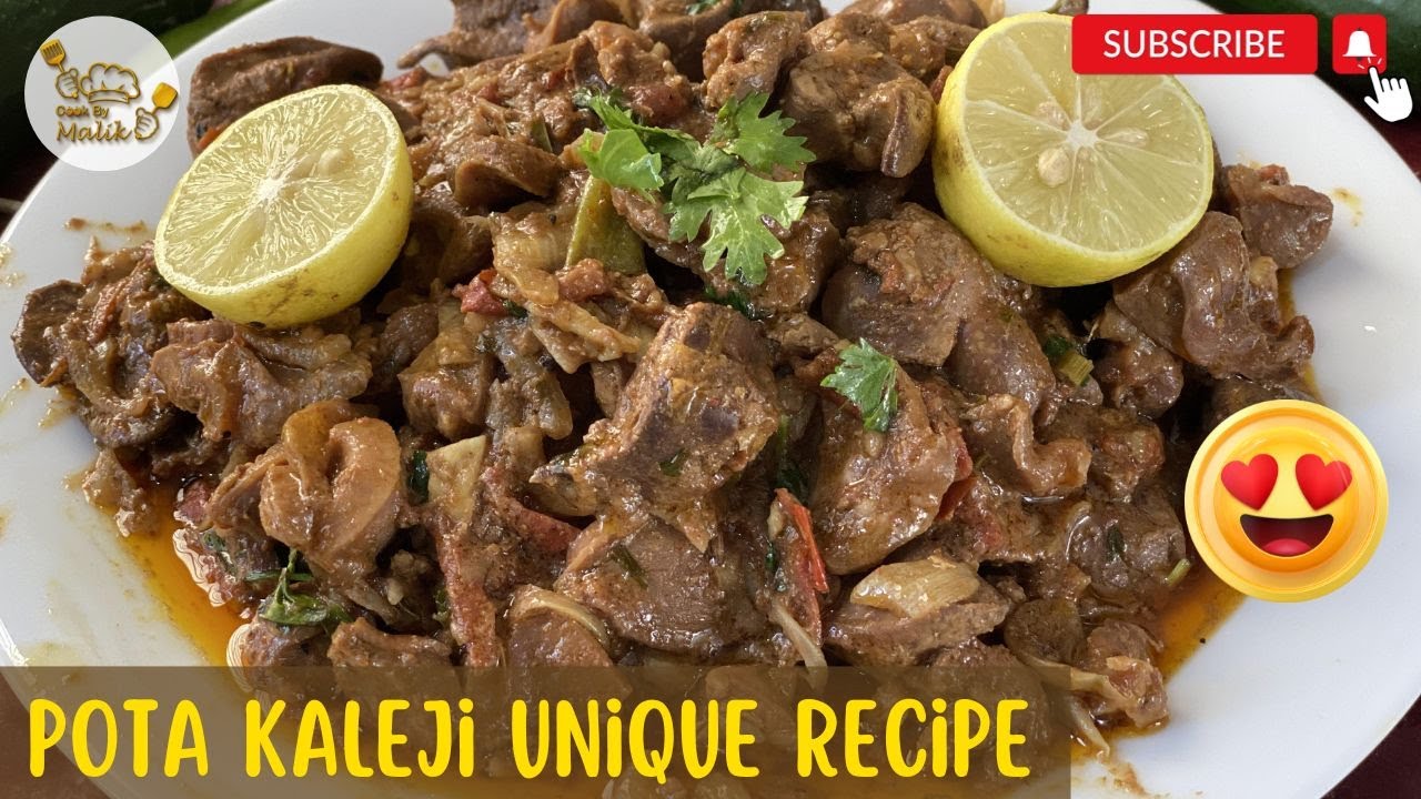 Unique Pota Kaleji Recipe | Kaleji or Pota bnane ka tarika | Pota ...