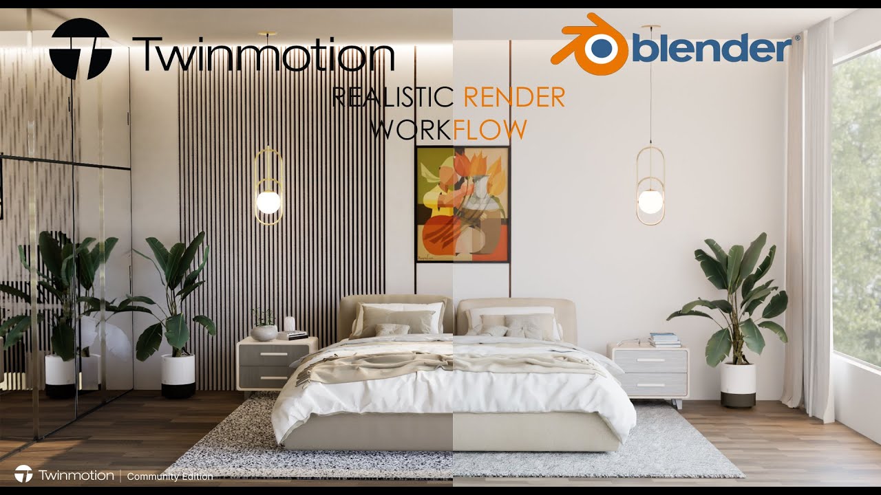 Blender vs Twinmotion Interior Design Workflow and Comparison - YouTube