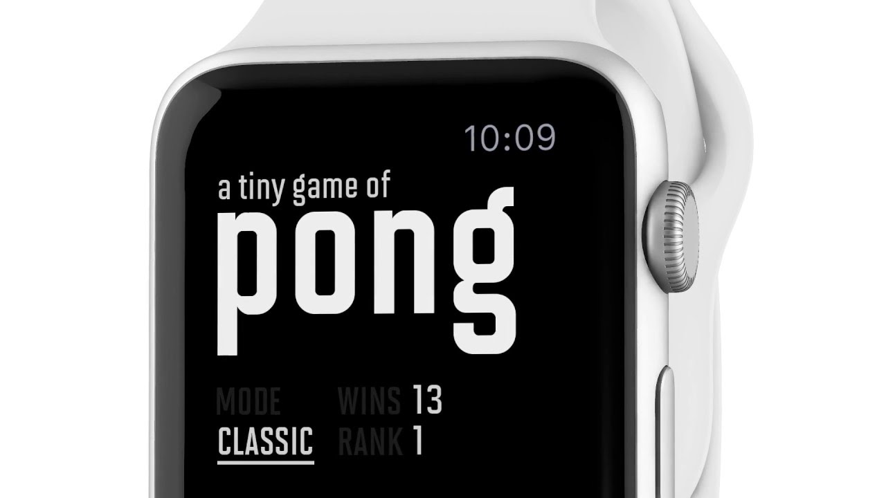 Play Pong Game on Your Apple Watch (free) - YouTube