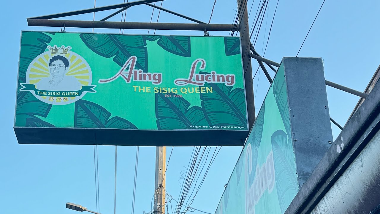 When in #Pampanga | Aling Lucing - The Sisig Queen - YouTube