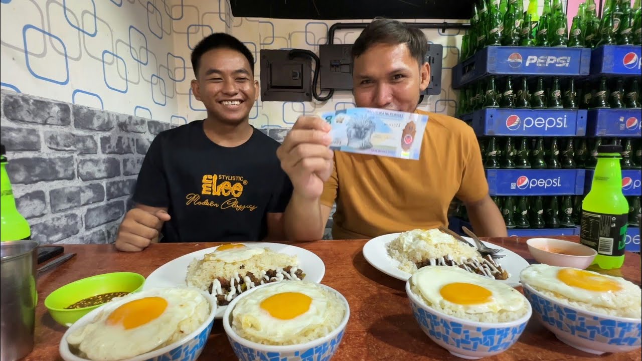 SISIG SILOG WITH 3X EGGS AND 3X RICE IN 3 MINUTES CHALLENGE WITH ...