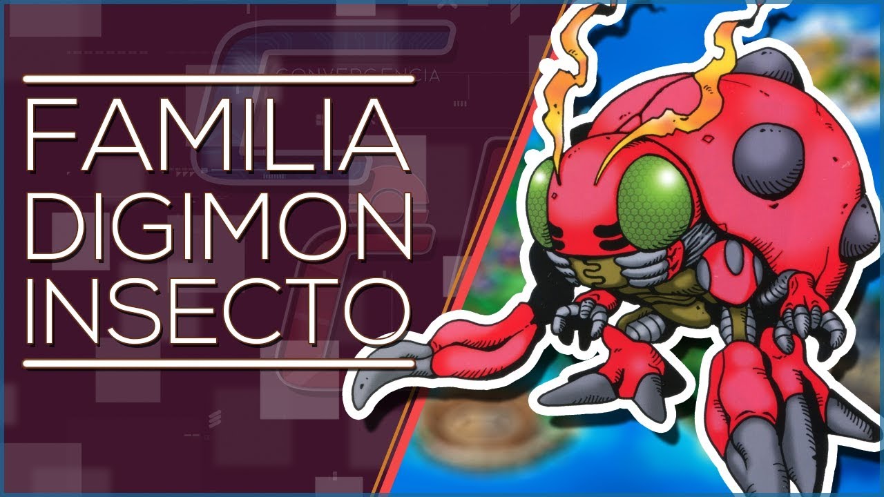 La Historia y Evolución de los Digimon Insecto - YouTube