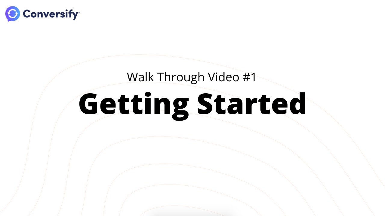 Getting Started - Walk Through Video #1 - YouTube