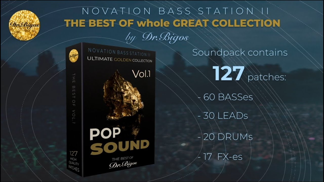 POP SOUND VOL.1 – 127 Patches – The Best of Novation Bass Station II by ...