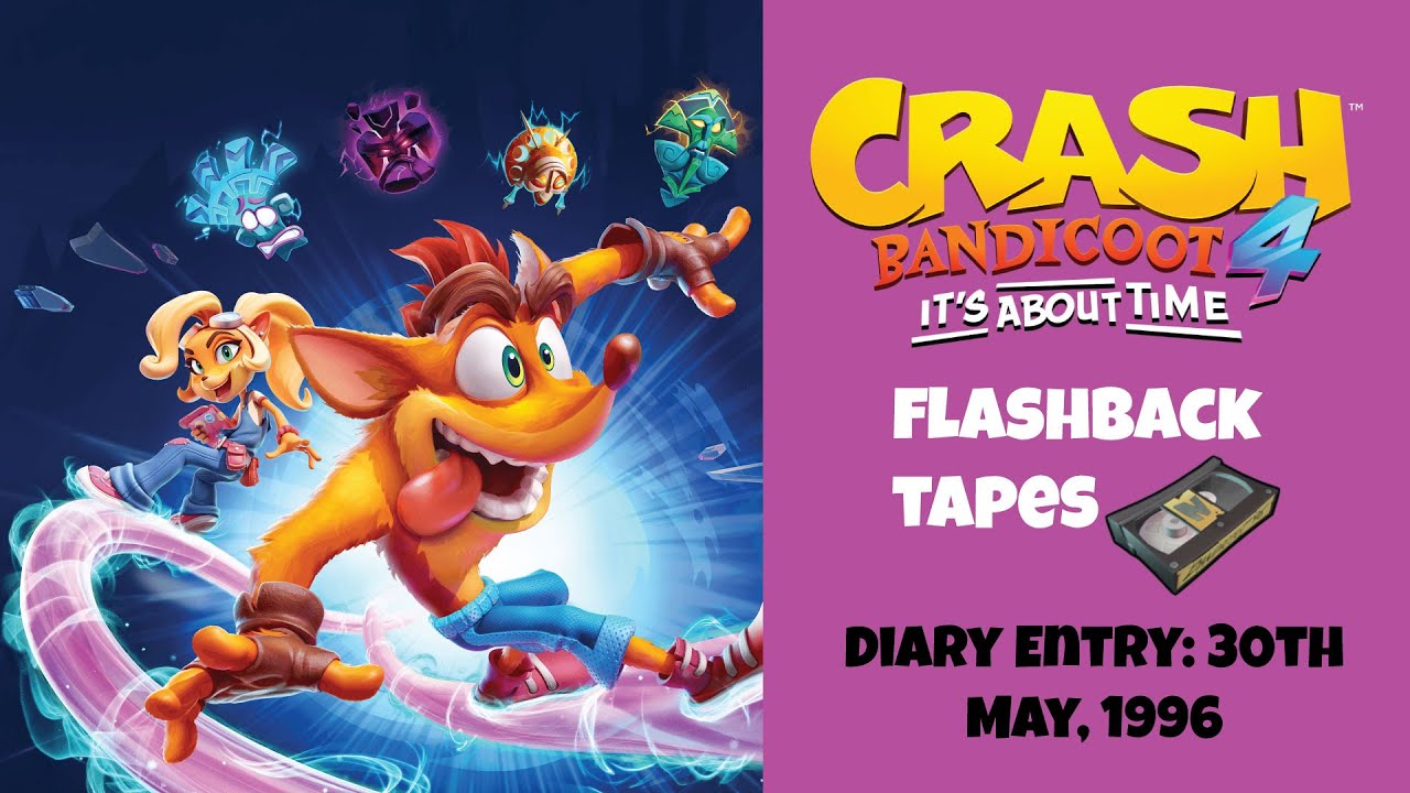Crash Bandicoot 4 | Flashback Tapes | Diary Entry: 30th May 1996 | 100% Platinum | No Death ...