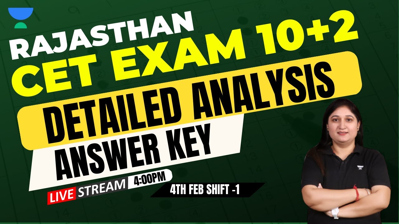 CET12 Answer KEY 1st Shift | 1st & 2nd Shift Paper Detailed Analysis ...