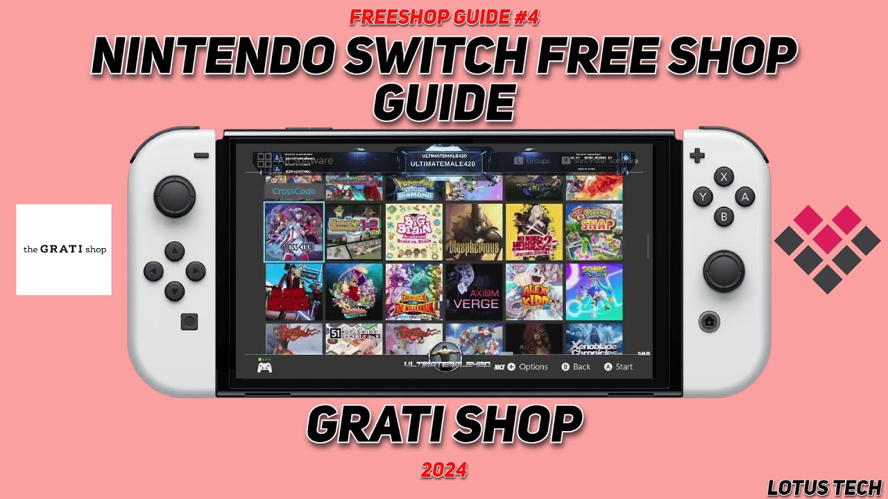 Free shop Guide #4 For Modded Nintendo Switch (Grati Shop) - YouTube