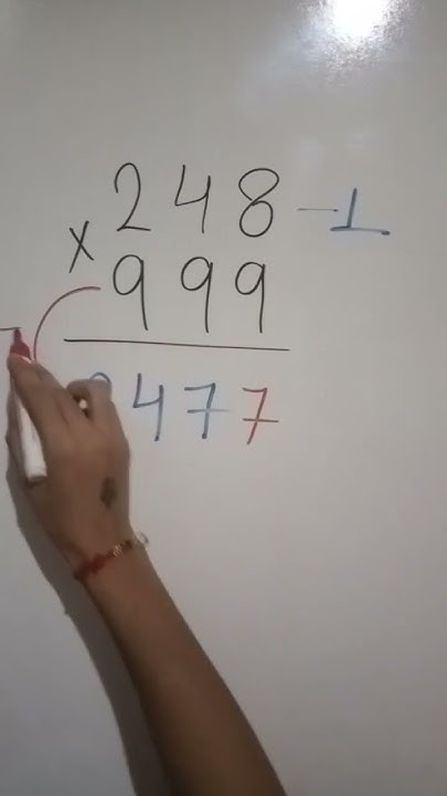 Multiplication Easy & Short Trick | Multiply by 999 in any 3 digits number | Solution4u | - YouTube