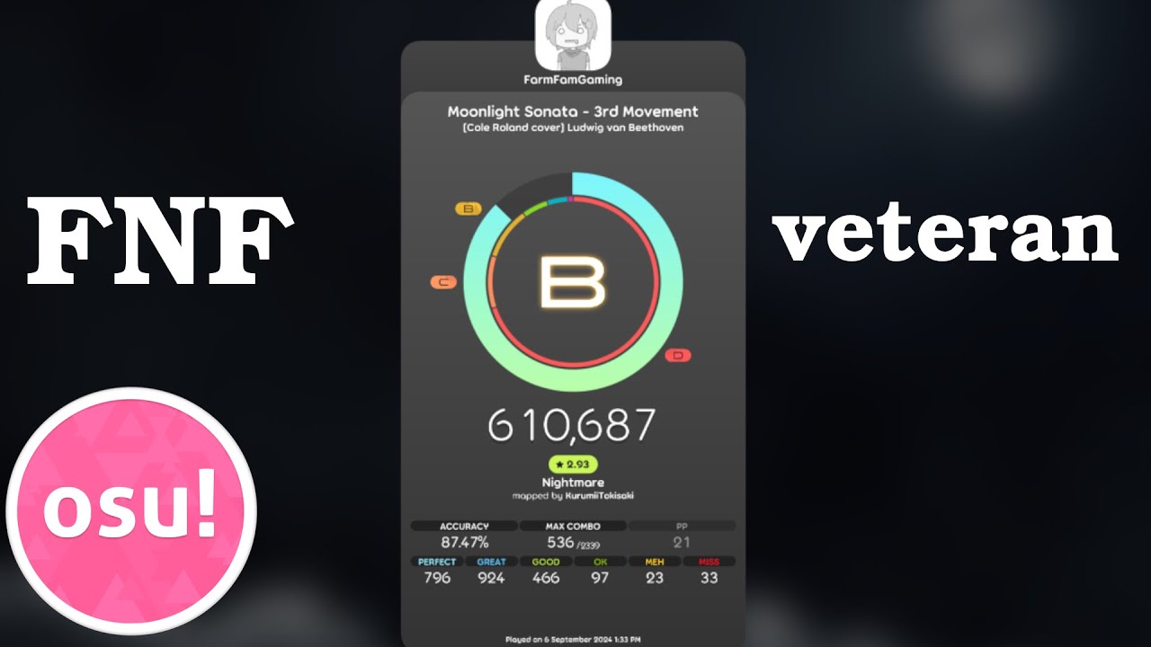 First time playing OSU as an FNF veteran - YouTube