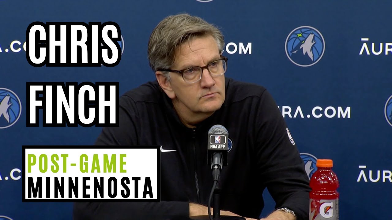 Chris Finch Post Game Interview Win vs Clippers 109-105 - YouTube