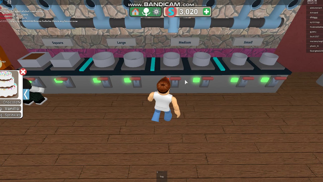 roblox bakers valley #1 ทำเค้กก่อนนะ - YouTube