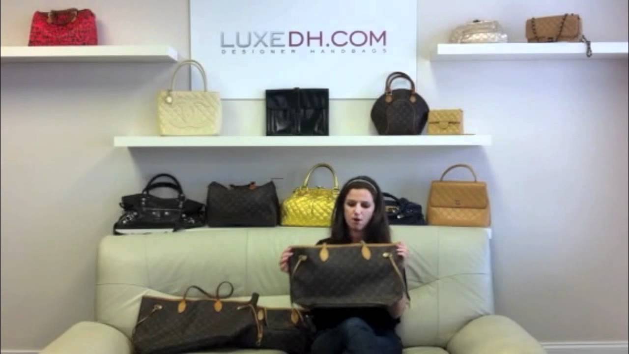 Louis Vuitton Neverfull Styles - YouTube