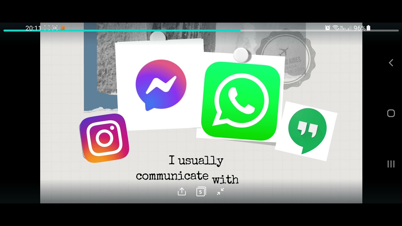 How do you communicate with your friends? - YouTube