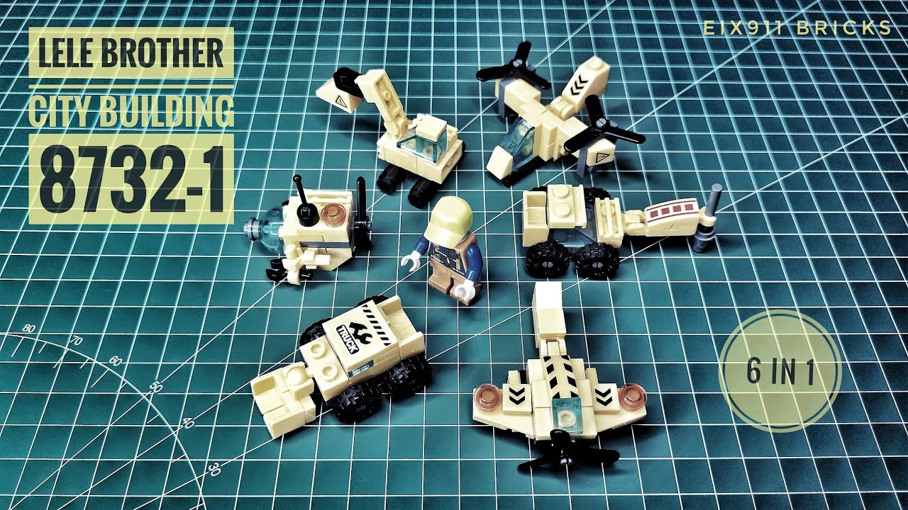 (LEGO BUILD) Lele Brother - City Building 8732-1 (6 in 1) | Speed Build ...