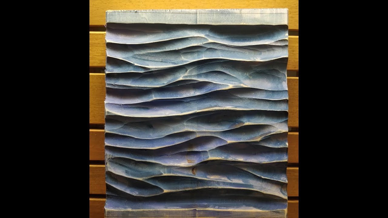 Woodcarving Pattern - Waves - YouTube