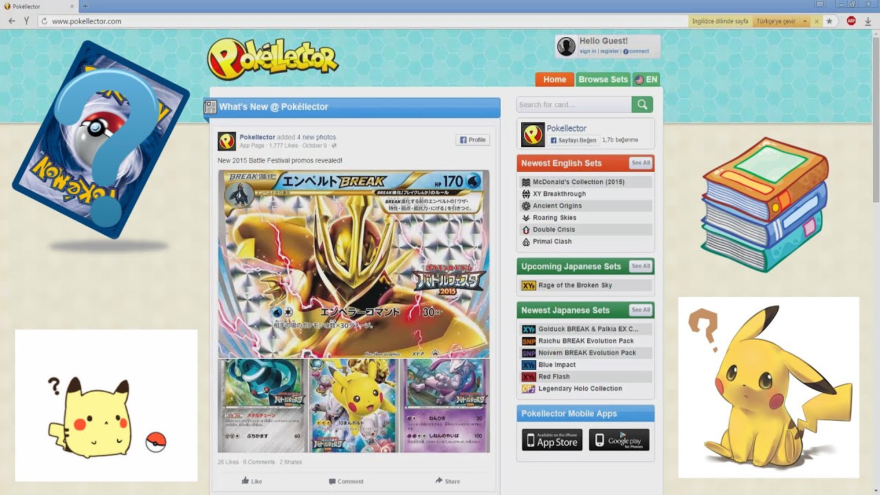 Pokemon Kart Koleksiyonumu Nasıl Listelerim ? (Pokellector) - YouTube