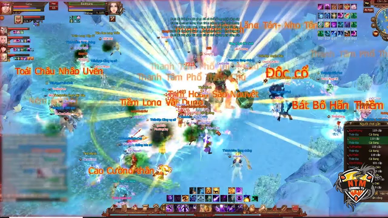 War BOSS Bàn Cổ Chí Linh TLBB - YouTube