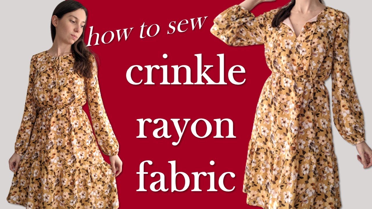 How To Sew With Crinkle Rayon Fabric Sewing A Floral Rayon Spring how-to-sew-with-crinkle-rayon-fabric-sewing-a-floral-rayon-spring