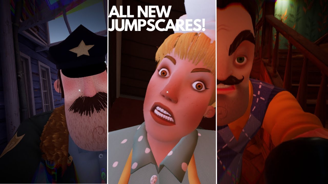 ALL NEW HELLO NEIGHBOR 2 JUMPSCARES! | Hello Neighbor 2 MAJOR Update ...