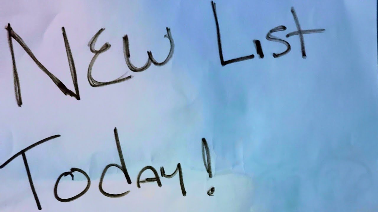 NEW LIST TODAY!🥳 ENDED THE WEEK WITH 142 HITS!🏆 - YouTube