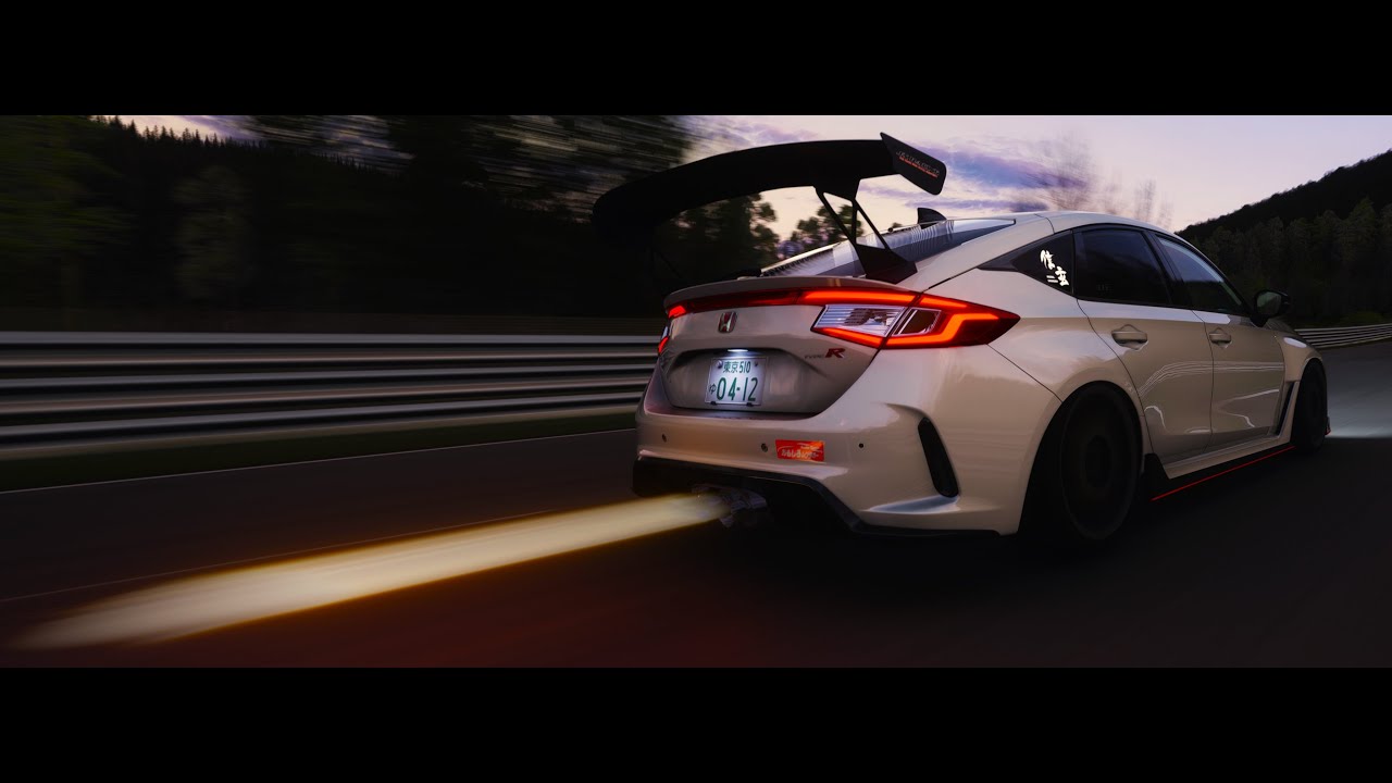 Honda Civic Type R FL5 '23 Track Day Nurburgring Nordschleife Lap - YouTube
