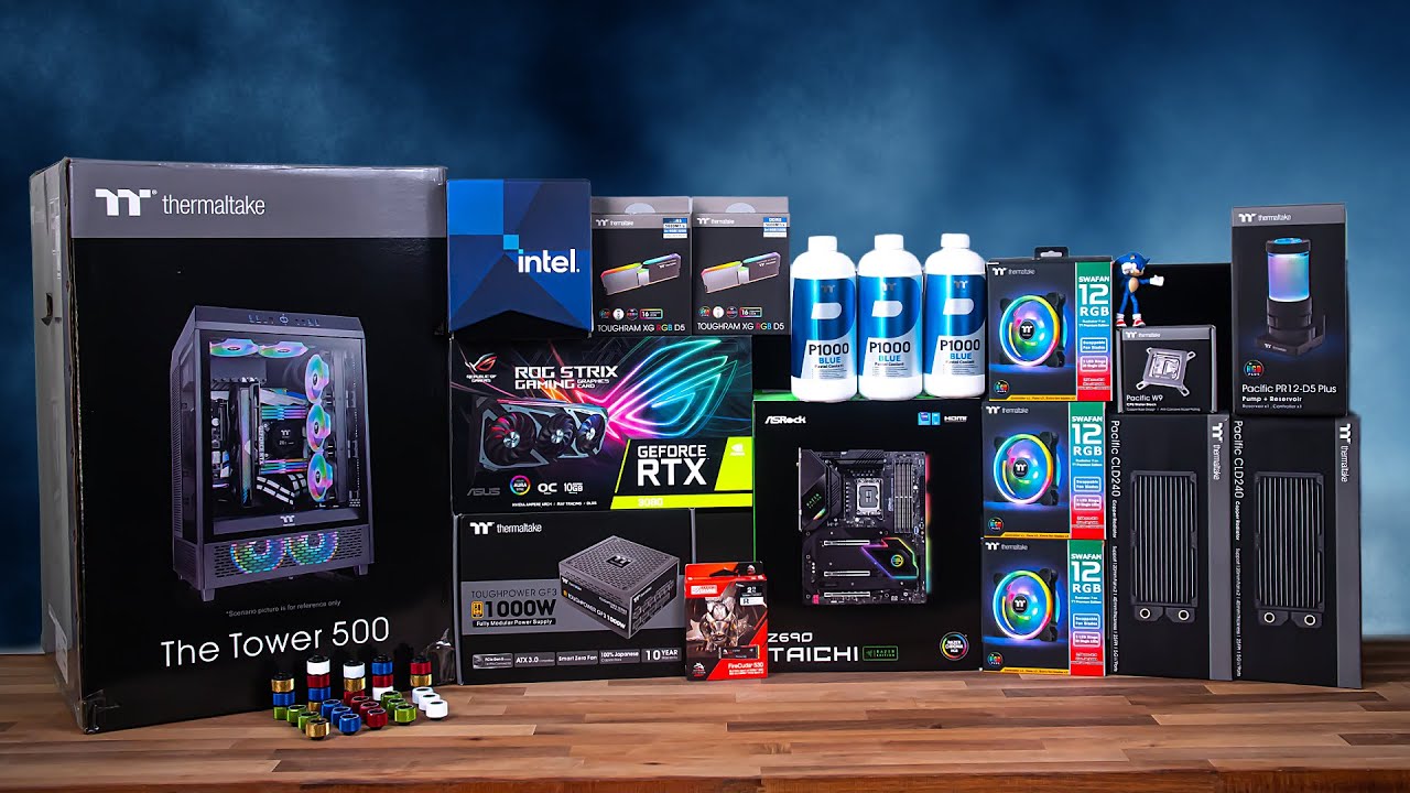 The FASTEST PC ever?! | Epic Sonic Gaming PC | Thermaltake Tower 500 ...