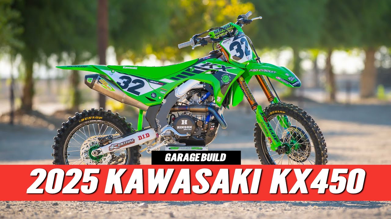 Racer X Films: 2025 Kawasaki KX450 Garage Build - YouTube
