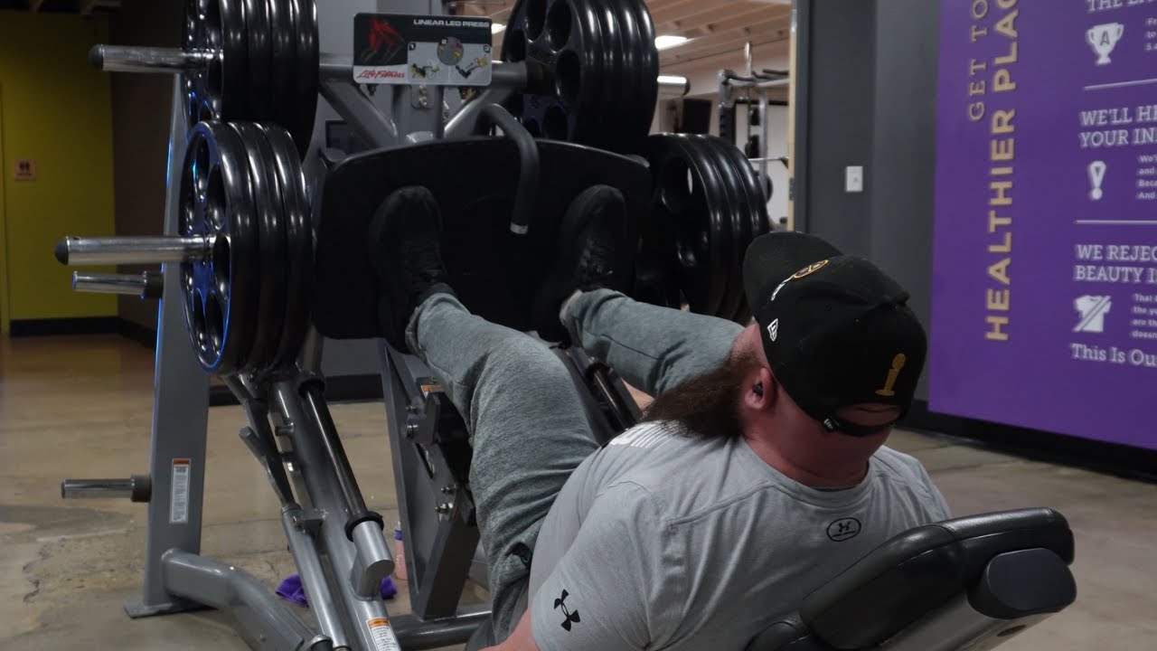 Cut Day 6 - 257 lbs - Legs - 630 leg press - YouTube