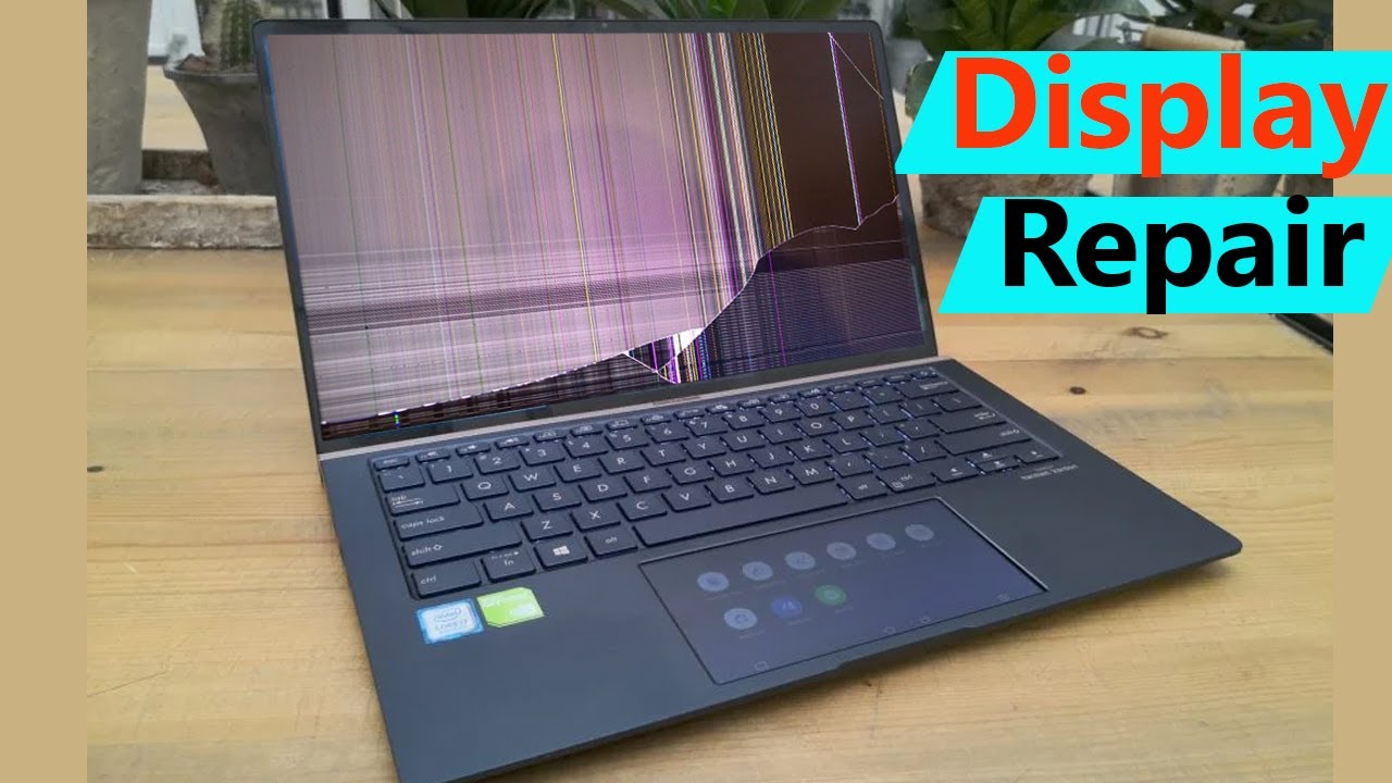 Asus Zenbook laptop display repair || Laptop display change - YouTube