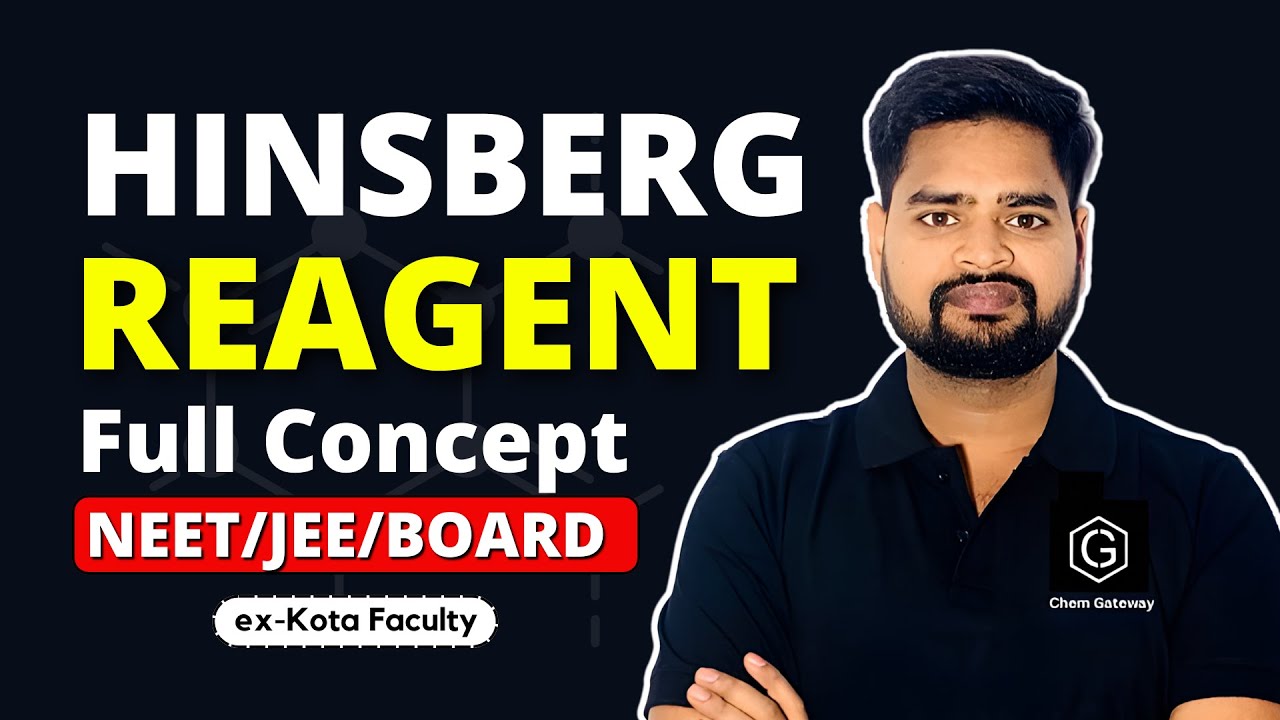 Hinsberg Reagent | Amines Reaction with Aryl sulphonyl Chloride | Test ...